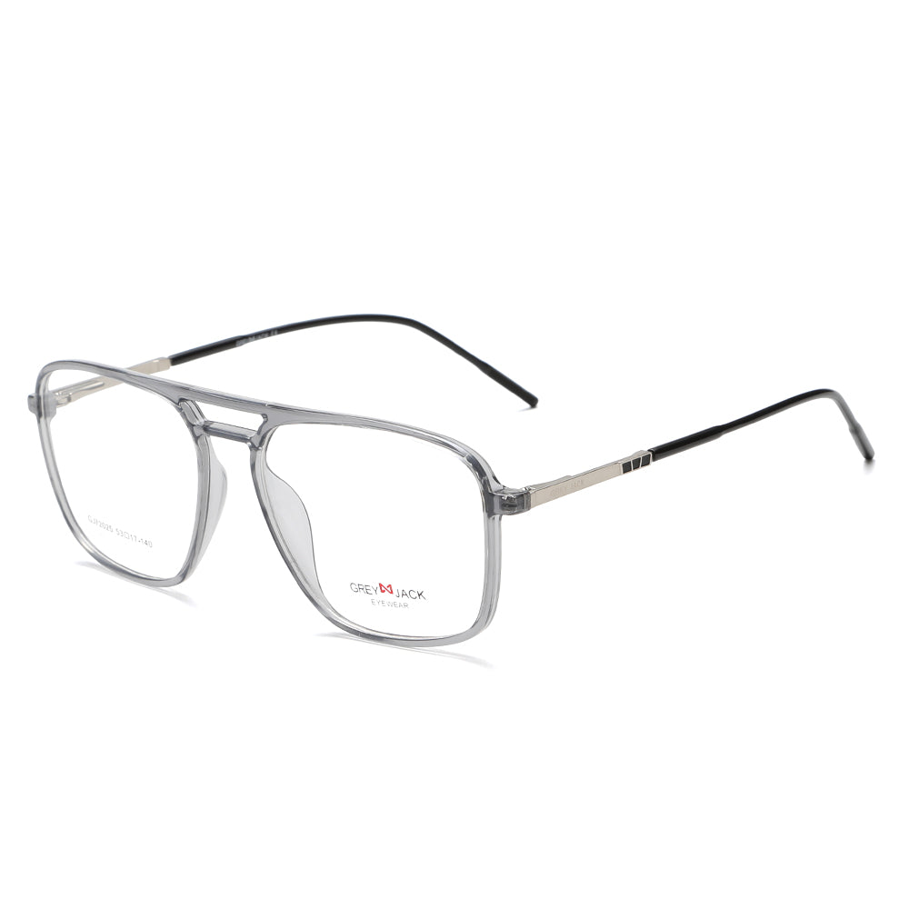 GREY JACK TR90 Metal Square Eyeglasses Frame for Men Women 72025 ...