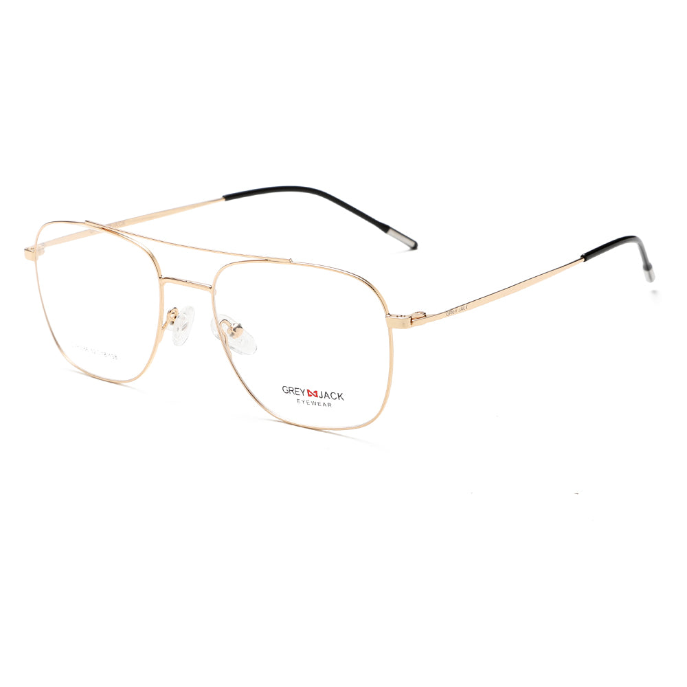 GREY JACK Metal Square Shape Eyeglasses Frame for Men Women 90066 ...