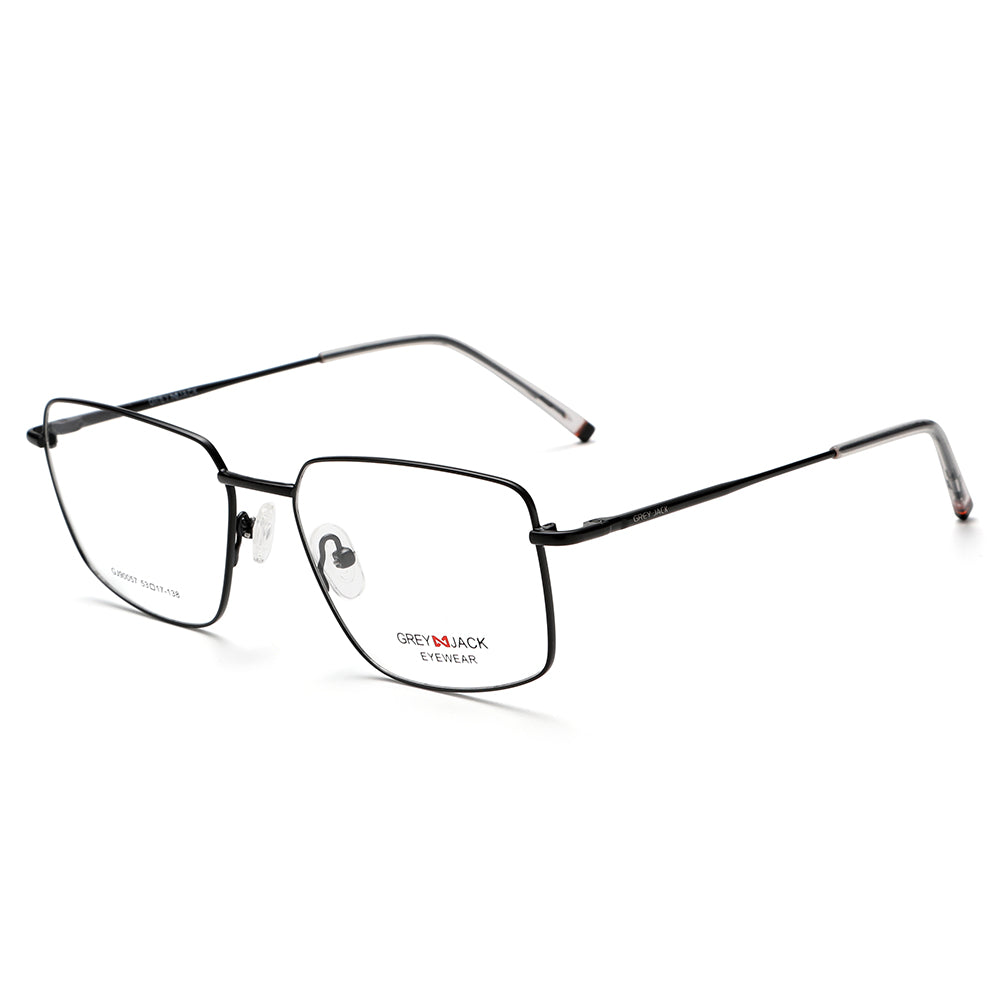 GREY JACK Rectangle Chasma Spectacle Frame for Men Women 90057 ...